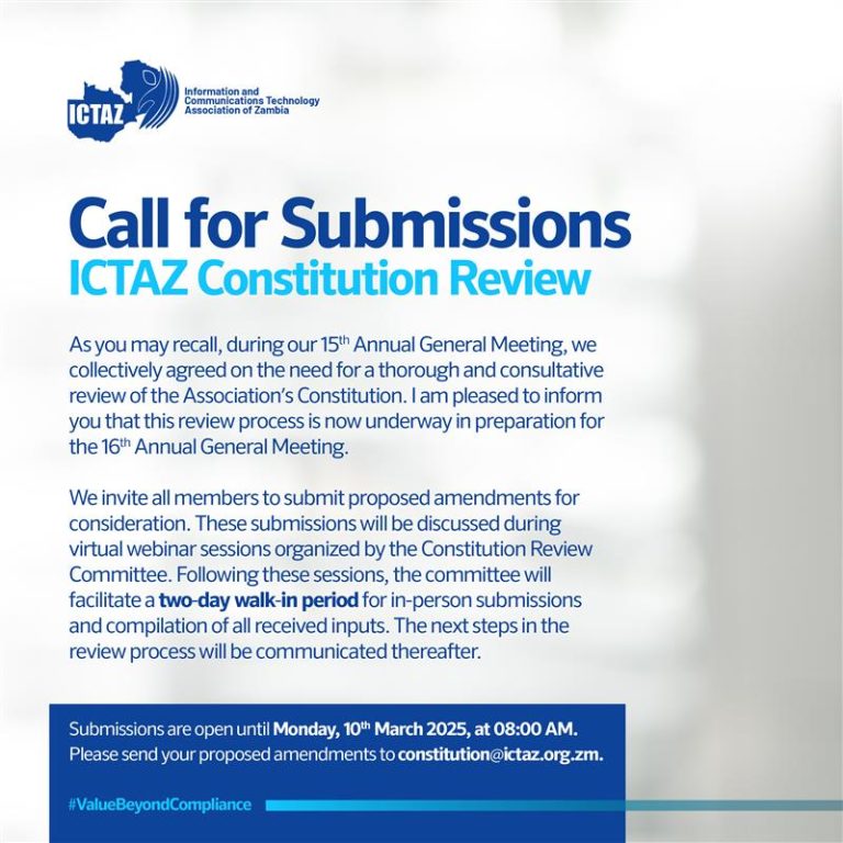 ICTAZ – Information and Communication Technology Association of Zambia